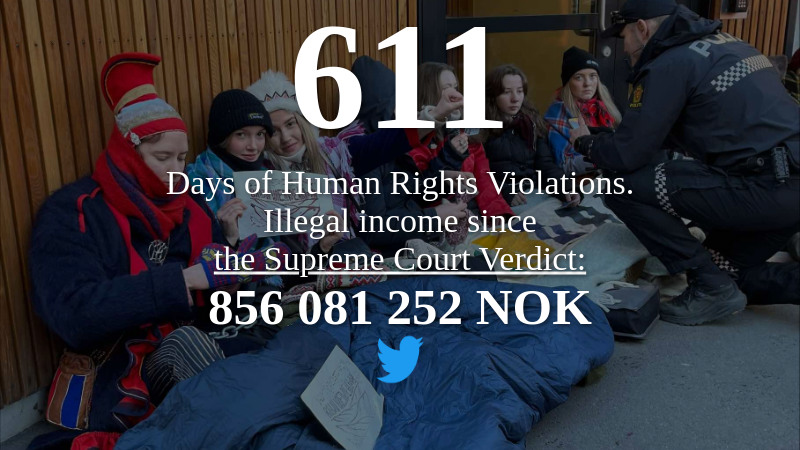 Fosen Ticker - Counting Days & Illegal Income Since the Supreme Court ...